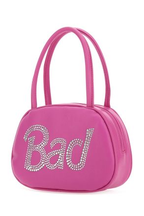 Amina Muaddi Aminibaddie Pink Borse A Mano Bag