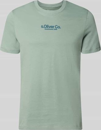 s.Oliver Red Label Regular Fit T-Shirt aus reiner Baumwolle