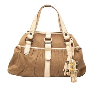 Celine Sac fourre-tout en toile Pre-owned - Femme - Pre-owned - Brun - Taille: ONE Size