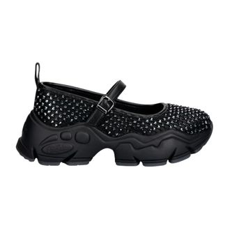 Buffalo Binary Ballerina Glam - Femme - Chaussures - Noir - Taille: 41 EU