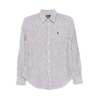 Ralph Lauren Striped Logo Top
