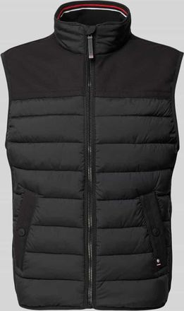 Tom Tailor Regular Fit Steppweste aus wasserdichtem Material