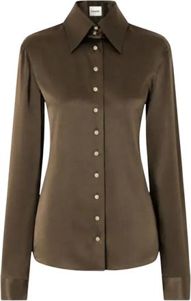 Khaite Damen, Blusen & Hemden, Gr&uuml;n, 2XSGr&ouml;&szlig;e