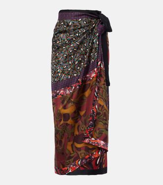 Dries Van Noten Wickelrock Scarfy aus Seide