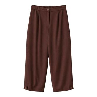 2-Biz Cropped Hosen - - Trousers - Damen - Braun - L
