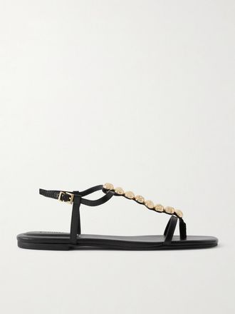 SIMKHAI Amaya Sandalen Aus Leder Mit Verzierungen - Schwarz