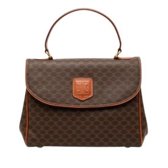 Celine Sac &agrave; main en toile Pre-owned - Femme - Pre-owned - Brun - Taille: ONE Size