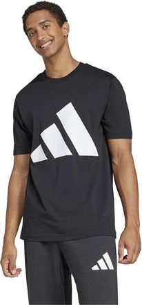 adidas Mens Essentials Big Logo T-Shirt Black/White 3XL