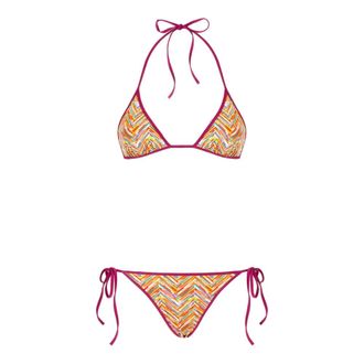 Missoni Femme, Maillots de bain, Multicolore, Taille: 38 FR Bikini Triangle R&eacute;versible MultiCouleur