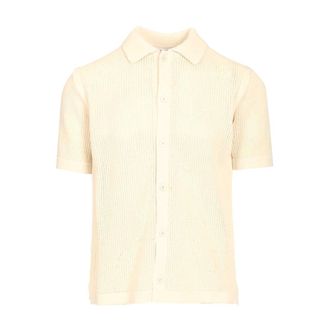 Maison Kitsun&eacute; Herren, Strickwaren, Wei&szlig;, MGr&ouml;&szlig;e