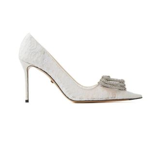 Mach & Mach Mach & Mach, Femme, Chaussures, Blanc, Taille: 36 1/2 EU Slippers