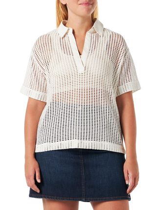 Mavi Polo Neck Jersey; Antique White