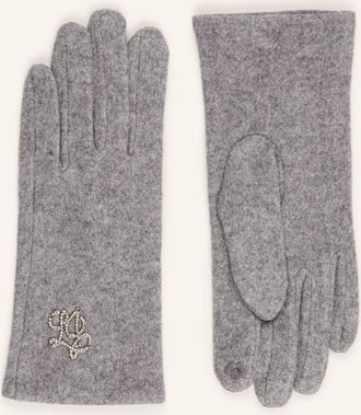 Liu Jo Liu Jo Handschuhe Mit Schmucksteinen grau