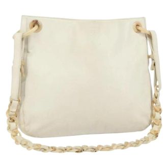 Prada Sac bandouli&egrave;re vintage en cuir Pre-owned - Femme - Pre-owned - Blanc - Taille: ONE Size