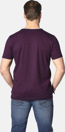 Jan Vanderstorm T-Shirt HAFTOR mit modischen Kontrasten