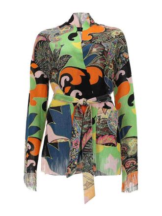 Etro Pull Col Rond - Multicolore
