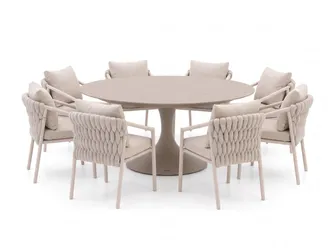 Suns Sato/Nova &oslash;170cm dining tuinset 9-delig
