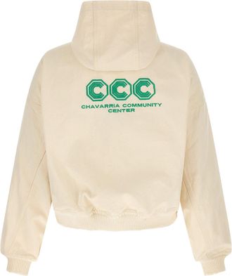 Willy Chavarria Hoodie - Cream