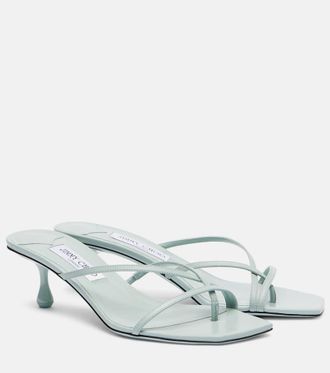 Jimmy Choo London Sandalen Etana 50 aus Leder
