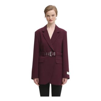 Ganni Future Twill Suiting Blazer - - Jackets - Damen - Lila - XS
