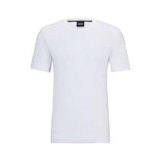 BOSS Boss T-Shirt Tiburt à Manches Courtes et col Rond pour Homme, Noir, 3XL