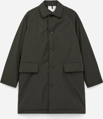 Arket Leicht Wattierter Car Coat -Gr&uuml;n