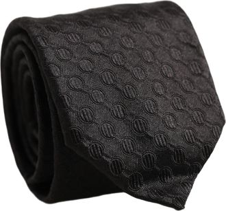 Dolce & Gabbana Silk Geometric Necktie - Black
