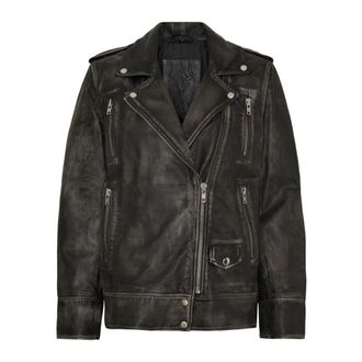 Notyz Notyz, Femme, Vestes, Gris, Taille: 44 FR Biker Oversize