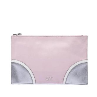 Prada Pre-owned Saffiano Clutch - - Pre-owned - Damen - Rosa - ONE SIZE