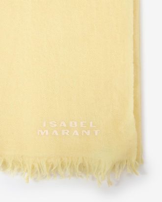 Isabel Marant Echarpe Alette - Femme - Jaune P&acirc;le Inactif - Isabel Marant