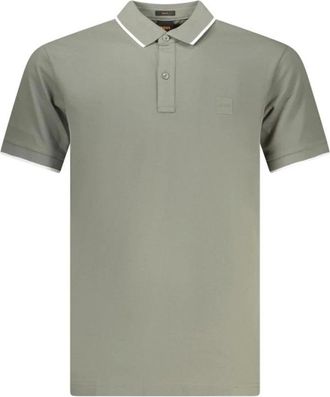 HUGO BOSS Homme, Tops, Vert, Taille: XL Polo Verde en coton