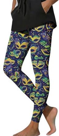 Generic Legging pour femme, coupe haute, pantalon de yoga long, leggings de loisirs graphiques exquis pour femmes, Rose, XXL