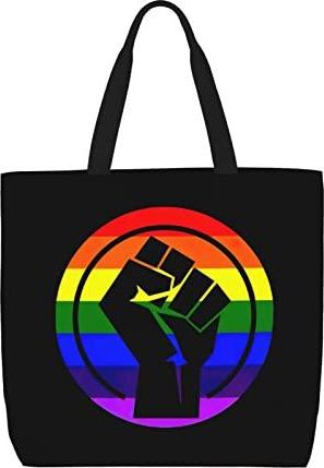 Generic Sac Fourre-Tout LAmour Est LAmour. La Vie Des Noirs Compte. Sac &Agrave; Bandouli&egrave;re En Toile Personnaliser Avec Poign&eacute;es Sacs En Toile, Pour &Eacute;cole, Tous Les