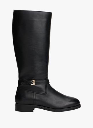 Tommy Hilfiger Bottes zipp&eacute;es en cuir