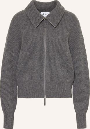 FTC Ftc Cashmere Cashmere-Strickjacke grau
