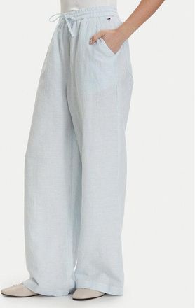 Tommy Jeans Stoffhose DW0DW22285 Hellblau Loose Fit