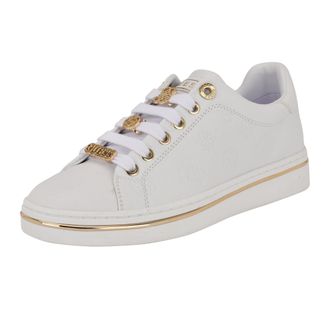 Guess Damen Stasey Sneaker, Weiß 141, 38.5 EU