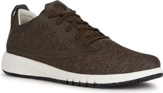 Geox Herren U Aerantis Niedrige Turnschuhe, Grün (Dk Military), 39 EU