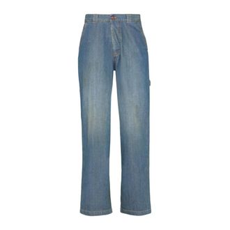 Maison Margiela Femme, Jeans, Bleu, Taille: W28 Wide Leg Carpenter Jeans
