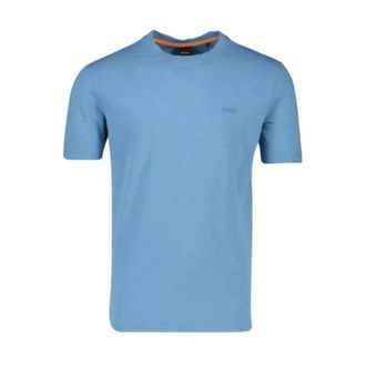 HUGO BOSS Homme, Tops, Bleu, Taille: 2XL T-shirt Casual en Coton Bleu
