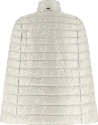 Herno Ultralight Quilted Down Cape Down Jacket - Cream