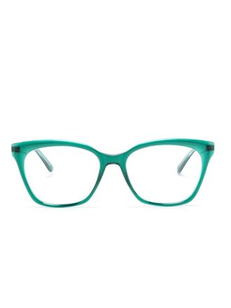 Karl Lagerfeld Brille mit Cat-Eye-Gestell - Gr&uuml;n