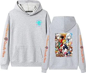 Keephen The Seven Deadly Sins Sweat à Capuche Anime Meliodas Cosplay Costume Casual imprimé à Manches Longues Sweat à Capuche Pull Veste pour Unisexe