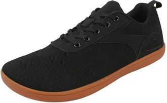 Generico Chaussures de marche confortables larges pour homme, chaussures d&eacute;contract&eacute;es de sport pour lint&eacute;rieur et lext&eacute;rieur avec semelle douce, Noir, 42 EU