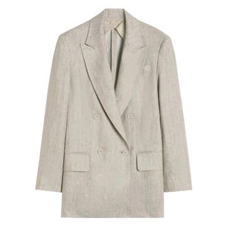 Max Mara Olimpia Double-Breasted Blazer - - Jackets - Damen - Grau - S