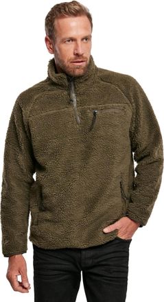 Brandit Teddyfleece Troyer, Farbe: Olive, Größe: XXL