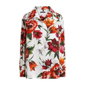 Dolce & Gabbana Femme, Blouses et Chemises, Multicolore, Taille: 36 FR Chemise en Coton Élégante pour Homme