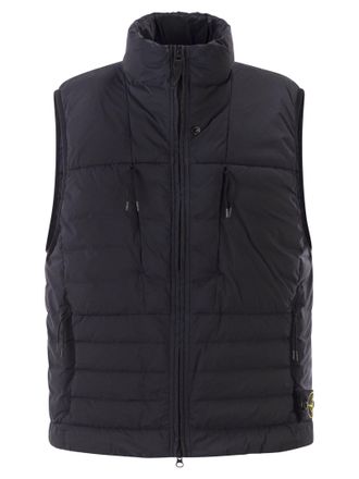 Stone Island Veste en duvet avec traitement d&eacute;perlant
