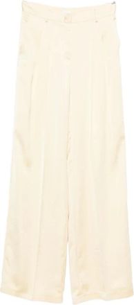 Andamane Femme, Pantalons, Jaune, Taille: 36 FR Nathalie Wide Pantalons