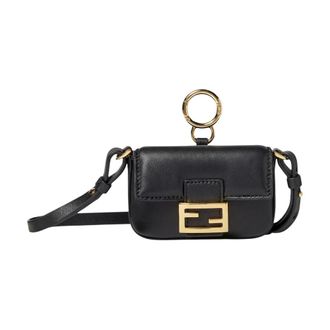Fendi Mini Baguette Umh&auml;ngetasche - - Bags - Damen - Schwarzk - ONE SIZE